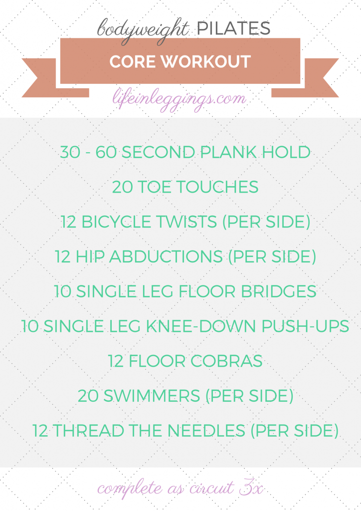 No-Equipment Pilates Core Workout
