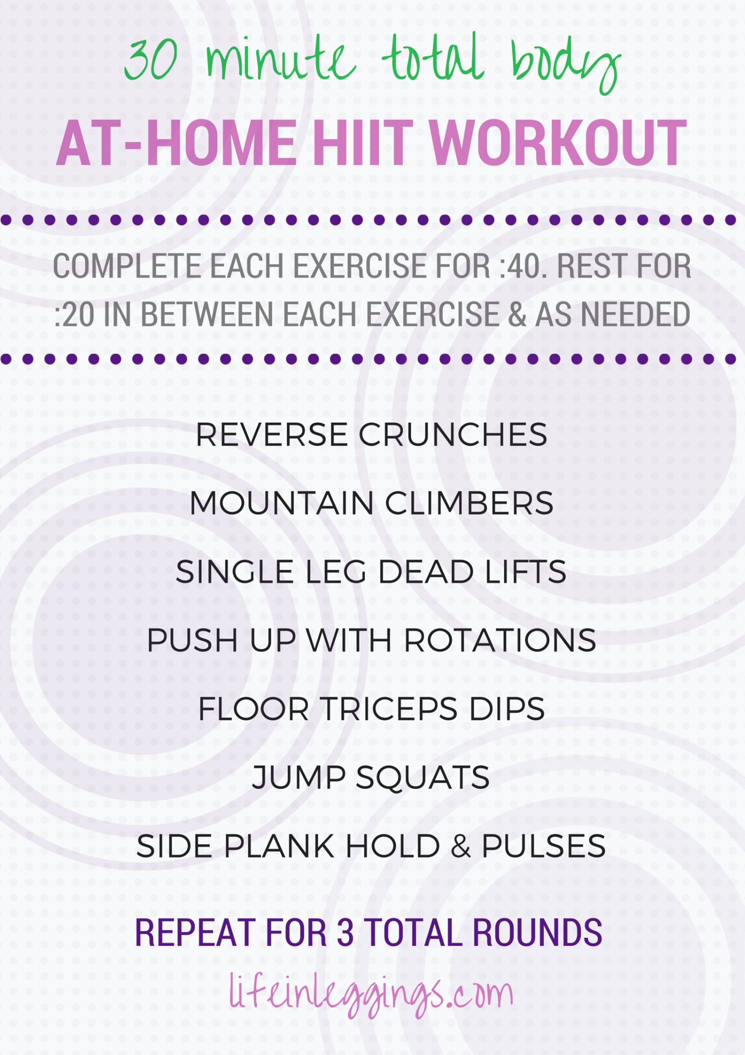 30 Minute Total Body At Home HIIT Workout Life In Leggings 30 Minute Total Body At Home HIIT Workout Life In Leggings