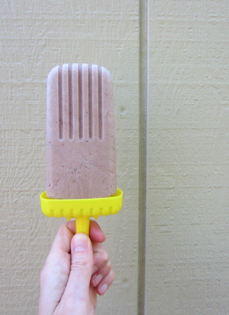 Healthy Chocolate Banana Split Ice Pops